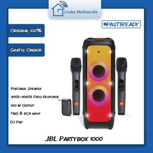 Jual JBL Partybox 1000 PB1000 Speaker Active Pesta Party Box DJ ...