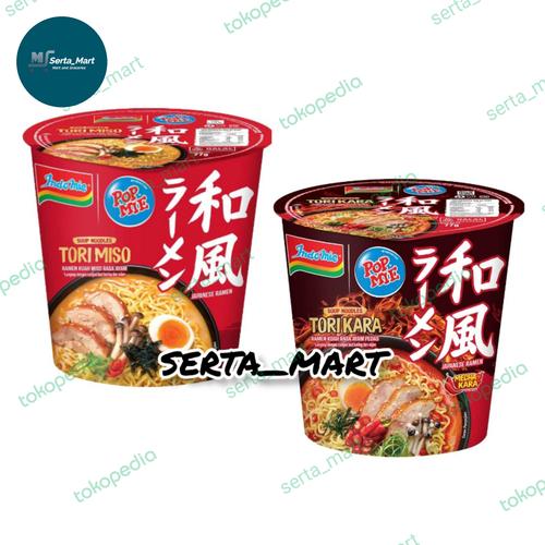 Jual Pop Mie Tori Miso Ramen 77gr - Mie Instan - Popmie - Tori Kara ...