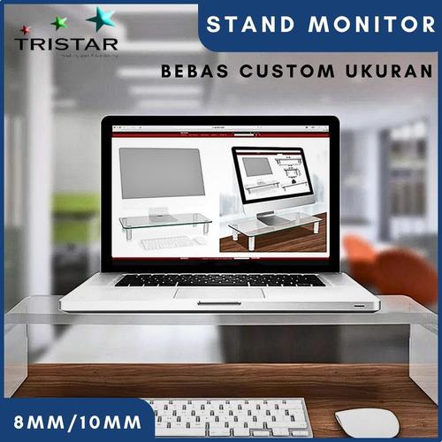 Jual MEJA MONITOR UKURAN CUSTOM / DISPLAY MONITOR AKRILIK / 8MM & 10 MM ...