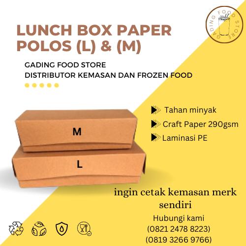 Promo Lunch box laminasi polos Ukuran L & M - M(PE) - Kab. Bekasi ...