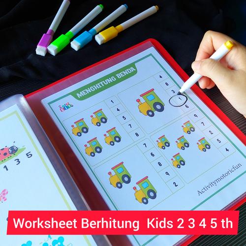Jual Worksheet Matematika paud dan tK - Kota Blitar - Activity Motoric ...