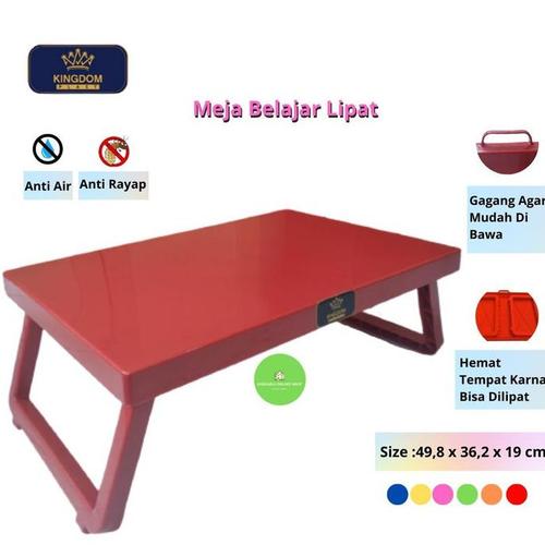 Jual Kingdom Meja Lipat Belajar Anak Lesehan Makan Ngaji Lap Desk ...