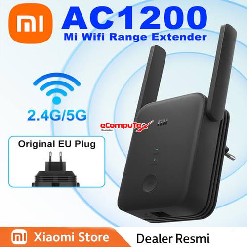 Jual Xiaomi Router Ac 1200 EU Plug Range Extender Penguat Sinyal Wifi ...
