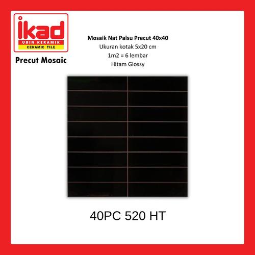 Jual Precut IKAD Keramik 40x40 40PC 520 HT dinding lantai mosaic mozaik ...