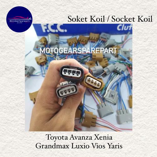 Jual Soket Koil / Socket Coil Toyota Avanza Xenia Grandmax Luxio Vios ...