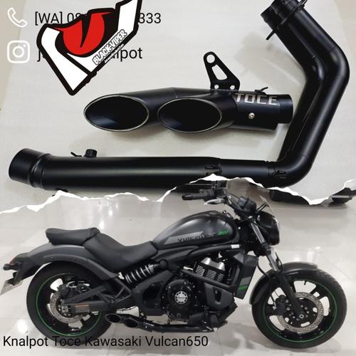 Jual Black Viper Knalpot Fullsystem PNP Kawasaki Vulcan 650 Model Toce ...