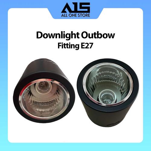 Jual Downlight Outbow Fitting E27 3,5inch / Fitting Lampu Plafon - Kota ...