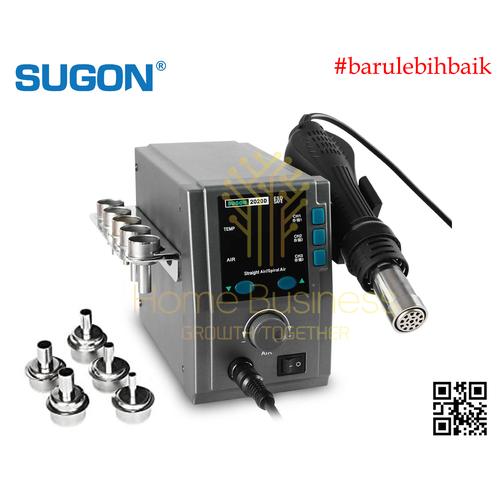 Jual SUGON 2020 2020D SMD Rework Station Digital Blower Hot Air Solder ...