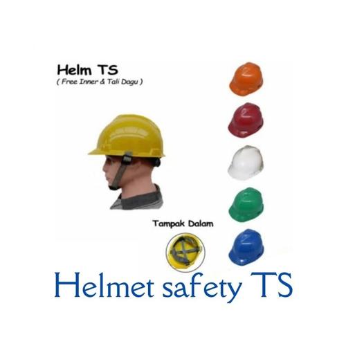 Jual Helm Proyek Safety TS Inner Biasa + Tali Dagu Komplit / Helm ...
