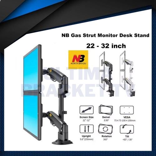 Jual Universal Bracket Monitor 22 - 32 inch Desk Clamp Full Motions ...