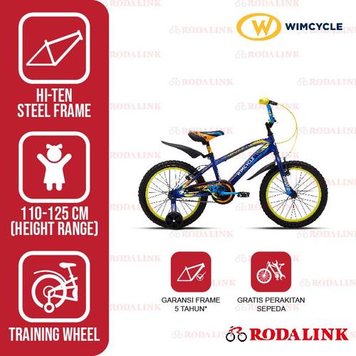 Promo Wimcycle Sepeda Anak BMX Dragster 18" | Sepeda Anak Dengan Roda ...
