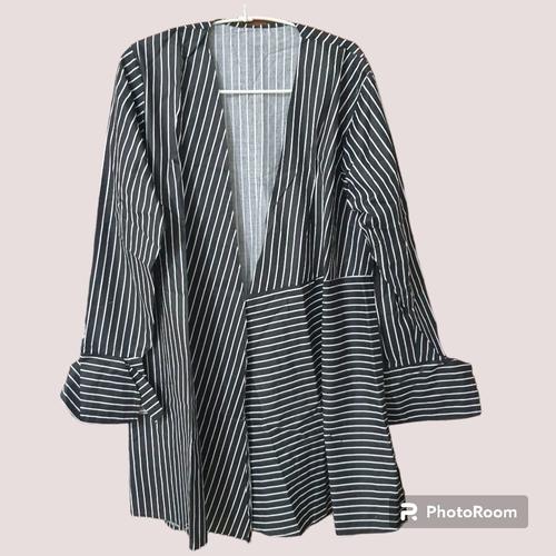 Jual Baju Luar Cardigan Outer Wanita Garis-Garis Lengan Panjang - Kota ...