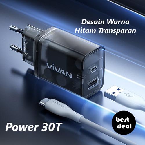 Jual Vivan Power 30T Transparent Charger Fast Charging USB-C 30W PPS - Jakarta Pusat - bestdeal ...