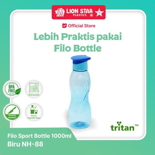 Promo LION STAR Botol Minum Filo Sport Bottle 1000 ml NH-88 - Biru ...