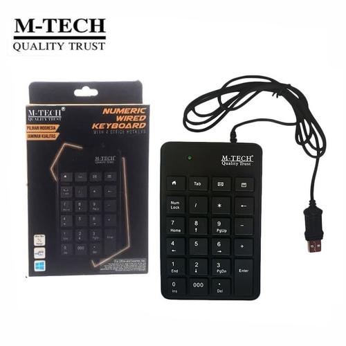 Jual Keyboard USB Numeric Numpad Angka M-Tech - Kota Medan ...