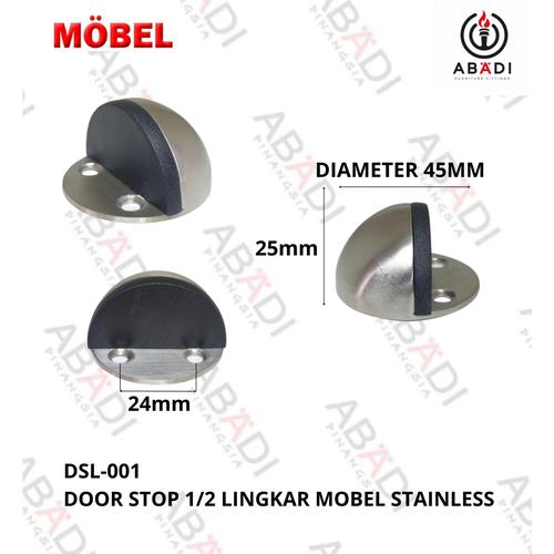 Jual Penahan Pintu Magnet Kayu Doorstoper Pentokan 1/2 Lingkar ...