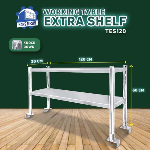Jual Extra Shelf Stainless Steel Table GETRA TES 120 Untuk Work Table ...
