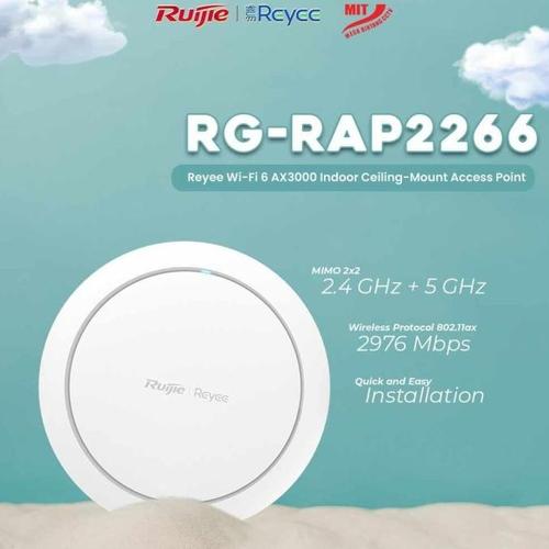 Jual Ruijie Rg-Rap2266, Reyee Wi-Fi 6 Ax3000 Indoor Ceiling- Access ...