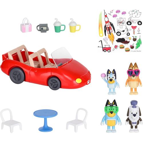 Jual Bluey Vehicle and 4 Figure Pack Escape Convertible with Four 2.5 ...