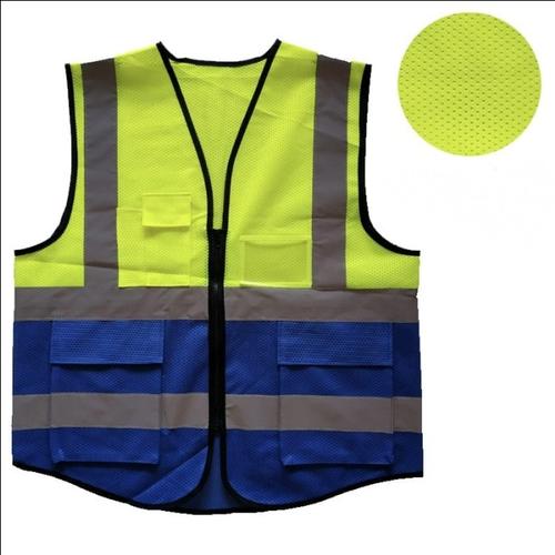 Jual Rompi Safety Proyek Biru-Hijau / ID Holder 5 Saku / Rompi ...