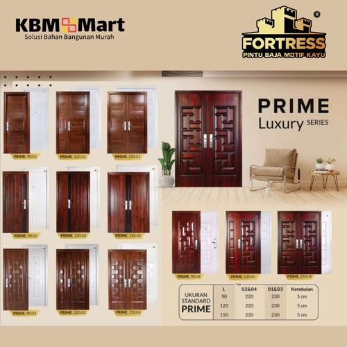 Jual FORTRESS Pintu Baja PRIME 90 X 200 X 4cm Pintu Rumah Fullset Kusen ...
