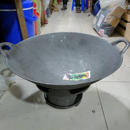 Jual Wajan/penggorengan besi cor no 24in, 60cm,wajan baja mie aceh ...