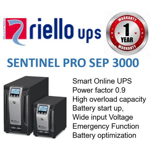Jual Smart Online UPS Riello 3 KVA / UPS Riello Sentinel Pro SEP 3000 ...