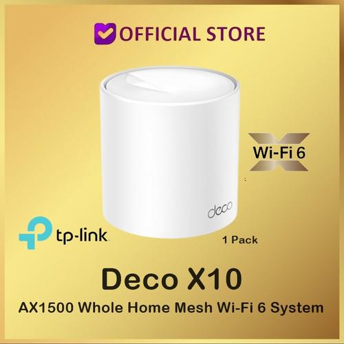 Promo TP-Link Deco X10 AX1500 Whole Home Mesh Wi-Fi 6 System ( 1 Pack ...
