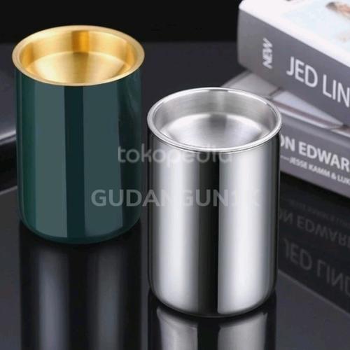 Jual asbak stainless custom Nordic style minimalis aesthetic promosi ...