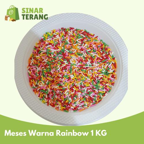 Jual Coklat meses warna / Meises Rainbow Campur 1 KG Topping - Kota ...