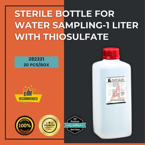 Jual Sterile Bottle for Water Sampling-1 Liter, with Thiosulfate, 20pcs ...