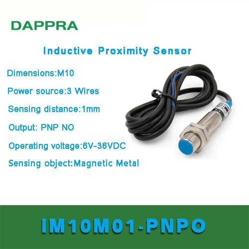 Jual M10 1mm PNP NO DC 6V To 36V dia 10mm Inductive Proximity Sensor ...