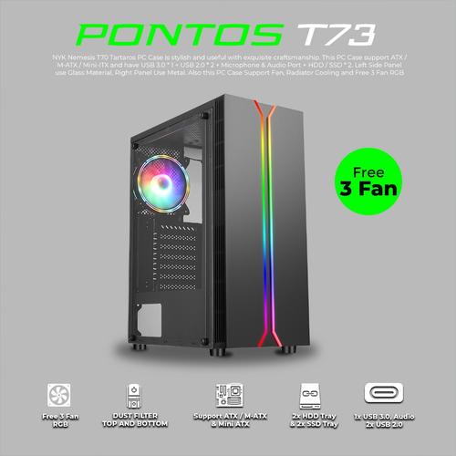 Jual PC Case NYK Nemesis PONTOS T73 Case PC - Kota Jambi - Gamestore ...