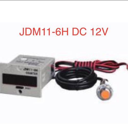 Jual Counter Relay JDM11-6H DC 12V 5 Digit Display Punch Counter ...
