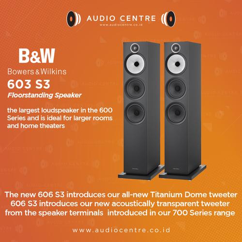 Jual Bowers & Wilkins B&W 603 S3 Floorstanding Speaker passive speaker ...