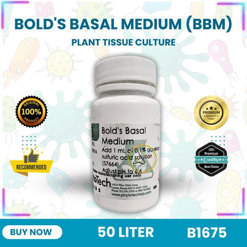 Jual Bold's Basal Medium (BBM) - Plant Tissue Culture, 50 Liter - Kab ...