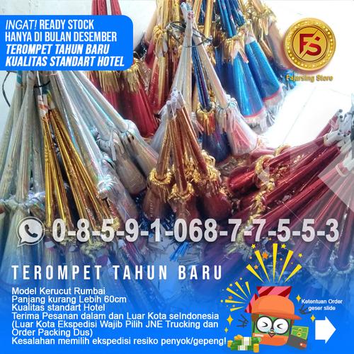 Jual terompet tahun baru/terompet ulang tahun/terompet kertas/terompet ...