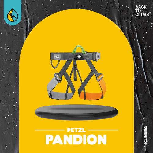 Jual Petzl PANDION Safety Harness For Climbing and Outbond - Orange ...