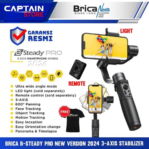 Promo BRICA B-STEADY PRO NEW VERSION 2024 3-AXIS STABILIZER B-STEADY ...