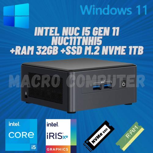 Jual INTEL NUC i5 GEN 11 +WIN 11 | NUC11TNHI5 +SSD +RAM FULLSET - RAM ...