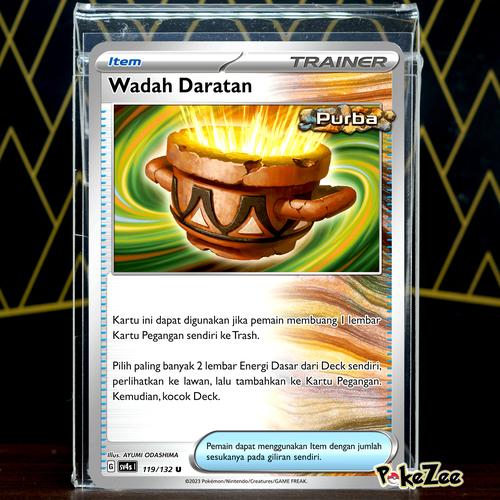 Jual Wadah Daratan sv4s 119/132 U Kartu Trainer Pokemon TCG Indonesia ...