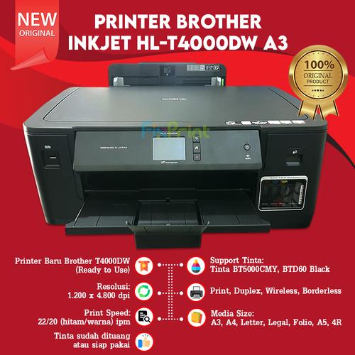 Promo Printer A3 Brother HL-T4000DW Garansi Resmi T4000-DW Duplex WiFi - READY TO USE Cicil 0% ...