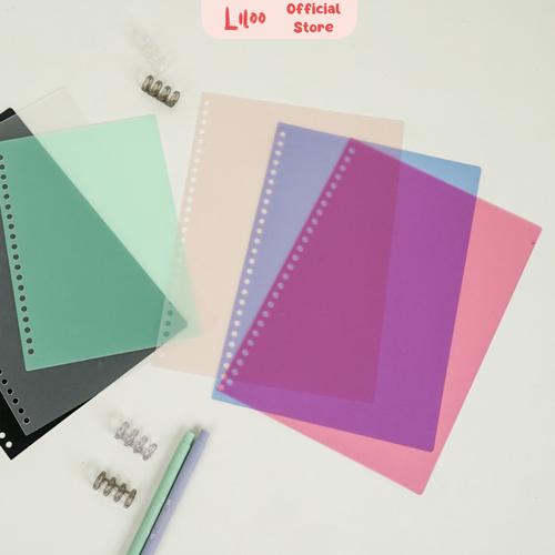 Jual DIY Plastik Binder Cover A5 B5 A4 Sampul Cover Notebook Transparan ...