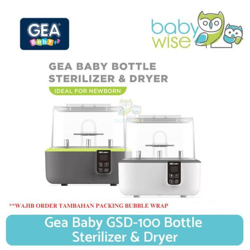 Jual Gea Baby GSD-100 Bottle Sterilizer & Dryer - Sterilisasi Uap ...