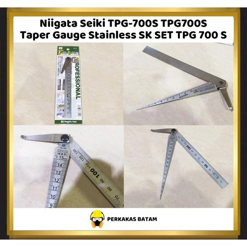 Jual Niigata Seiki TPG-700S TPG700S Taper Gauge Stainless SK SET TPG 700 S - Kota Batam ...