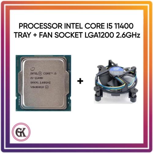 Jual PROCESSOR INTEL CORE I5 11400 TRAY + FAN SOCKET LGA1200 2.6GHz ...