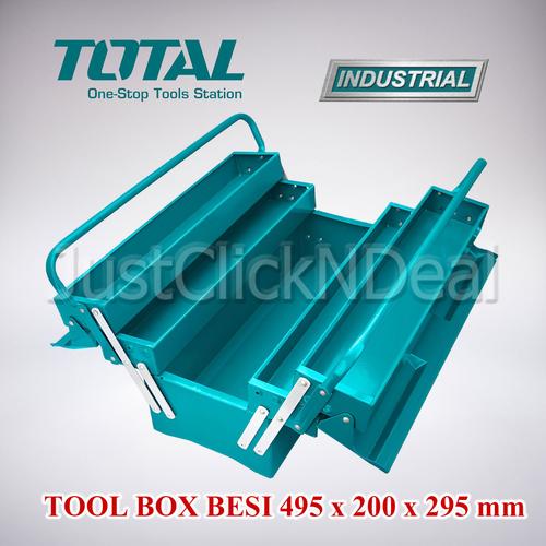 Jual TOTAL Kotak Perkakas Besi 3 Susun 495 x 200 x 295 mm Tool Box Kuat - Kab. Tangerang - DX ...