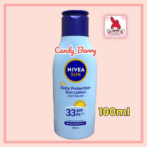 Jual NIVEA Daily Protection Sun Lotion SPF33 PA+++ 100ml - Kota Medan ...
