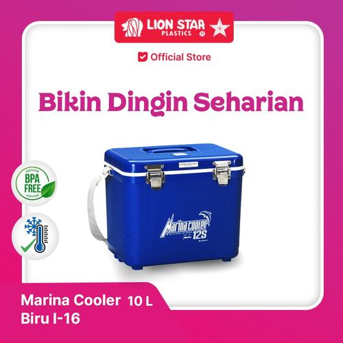 Promo LION STAR Kotak Pendingin Marina Cooler Box 10 L I-16 - Biru ...