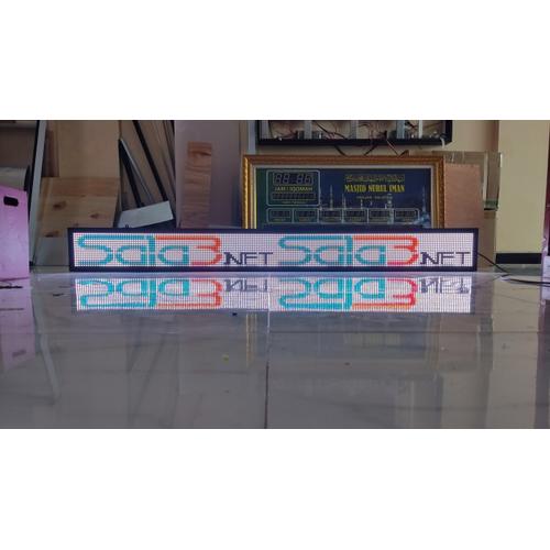 Jual Running Text RGB full color 20x320CM Wifi Outdoor - Kota Salatiga ...